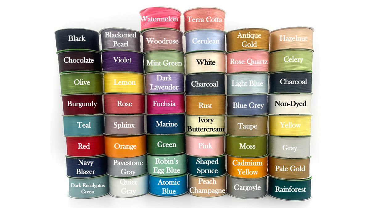 Deep Red Ribbon Wrap Holiday Card | KateChambersDesigns